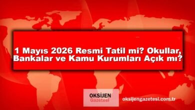 1 Mayıs 2026 Resmi Tatil mi? Okullar, Bankalar ve Kamu Kurumları Açık ...